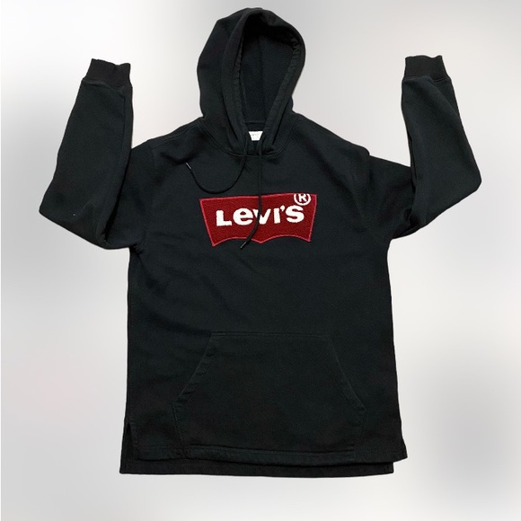 Levi's | Sweaters | B Wing Levis Logo Spellout Embroidered Pocket ...